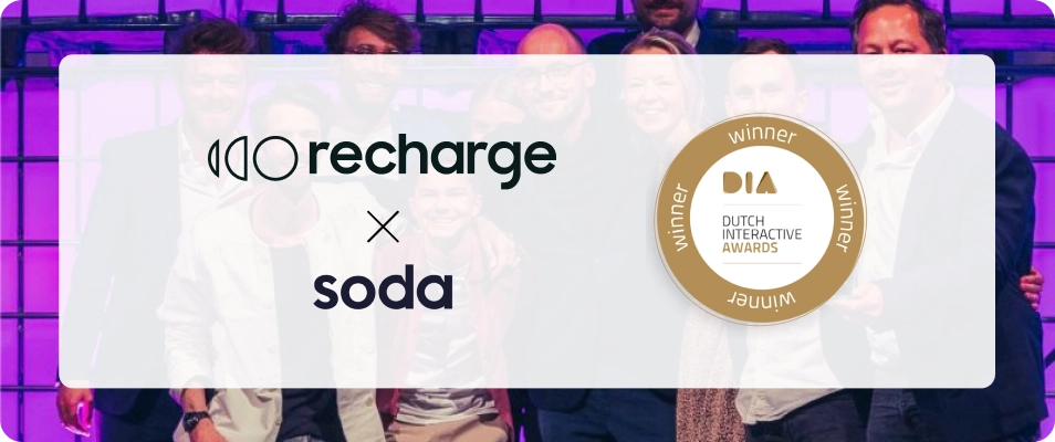 Recharge & Soda win gold in E-commerce Category at the Dutch ...